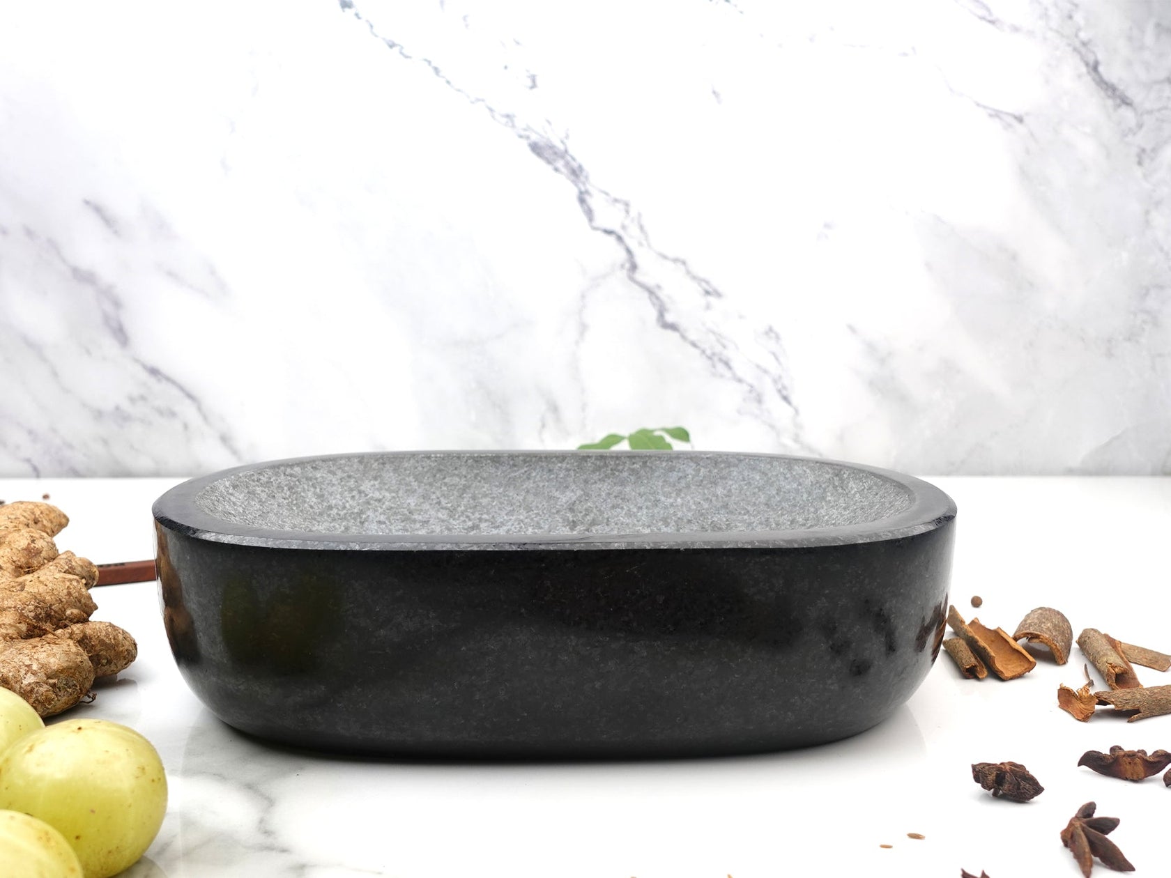 Mortar and pestle - (Kalvam) - Granite . – Rosh Cookwares.