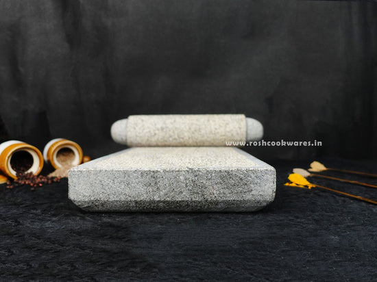 Ammi Kal - Black Stone - Karungal - Hand Made . – Rosh Cookwares.